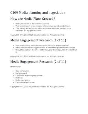 C209 Chapter 3 Summary - C209 Chapter 3 Summary 9. Describe the role of ...