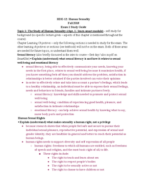 HDE 12- COPY Final - Topic 10: Sexuality in Childhood and Adolescence (chpt. 11 / learn smart ...