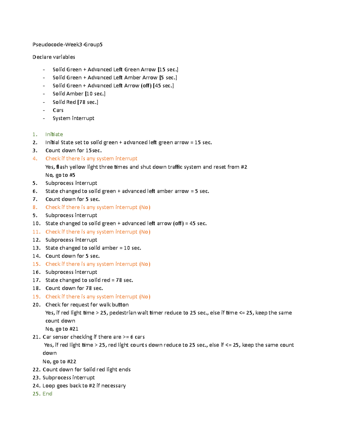 APS145 ZAA Workshop 3 Pseudocode Group 5 - Pseudocode-Week3-Group Declare variables - Solid ...