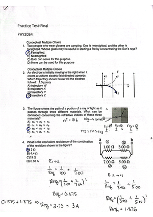 Chapter 19: Electric Current and Resistance Lecture - PHY 2054 - Studocu