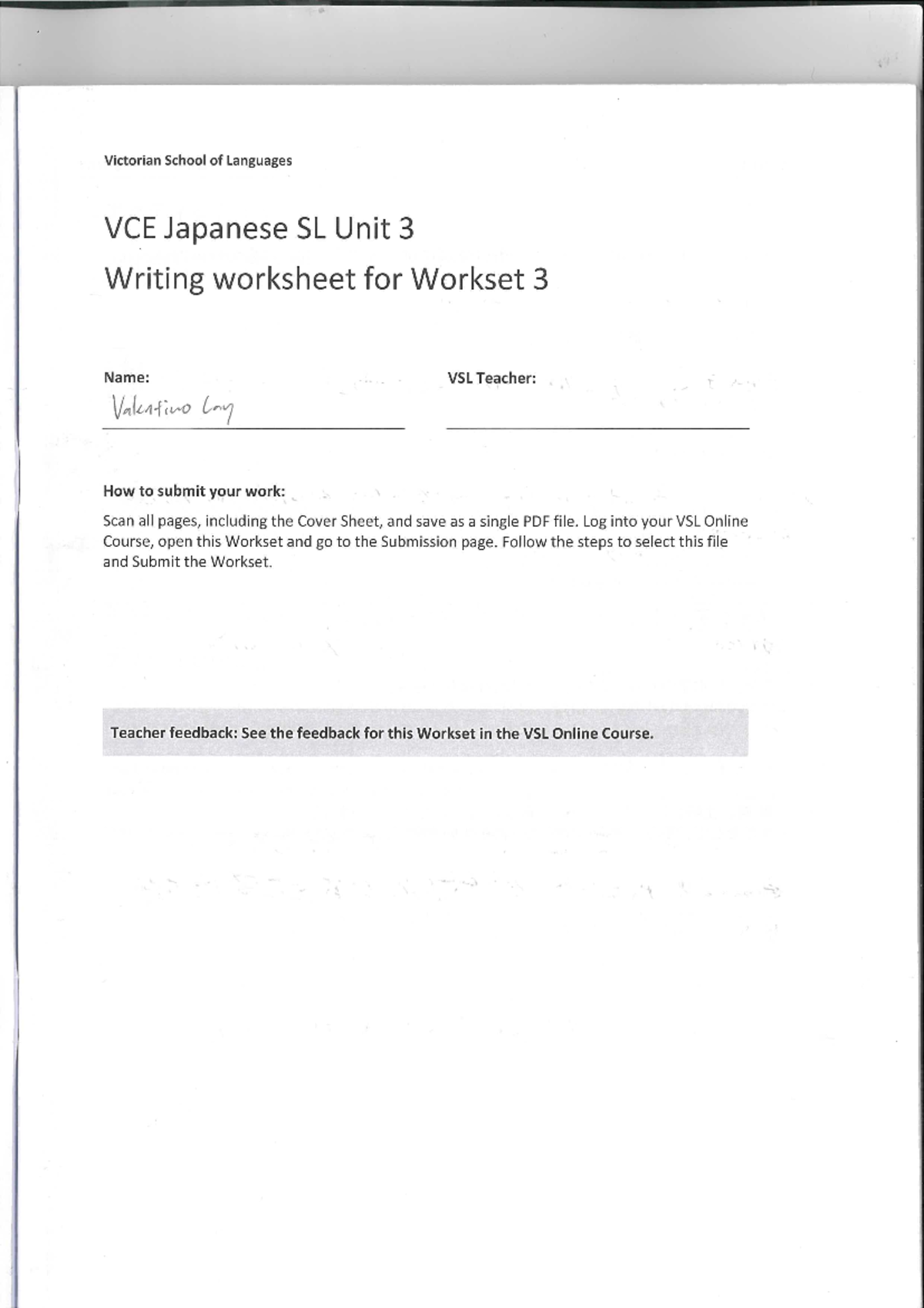 Japmarch 1 - japan - Victorian School of Languages VCE Japanese SL Unit ...