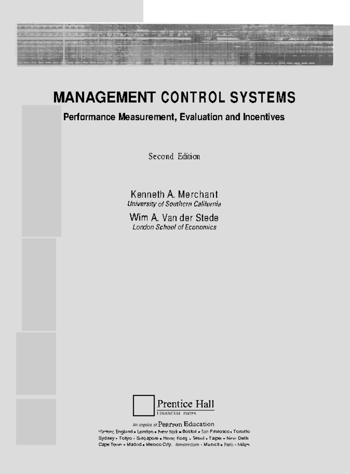Management control systems - MANAGEMENT CONTROL SYSTEMS Performance ...