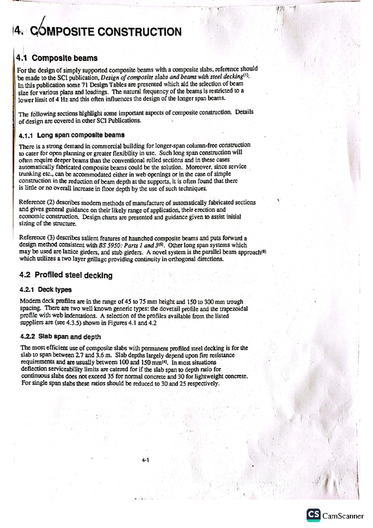 Composite construction - Design of structures - Studocu