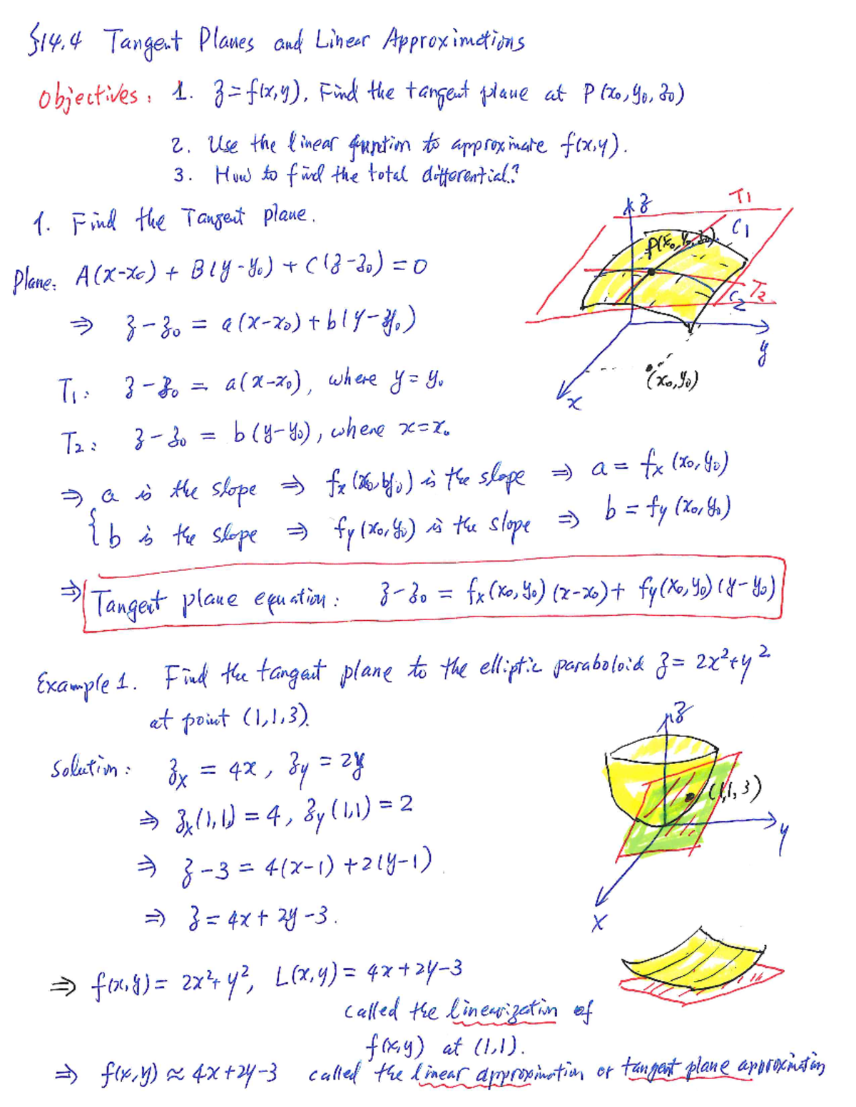 Lecture note for sec - Dai Summer 2022 Calculus IV Online Course - MATH ...