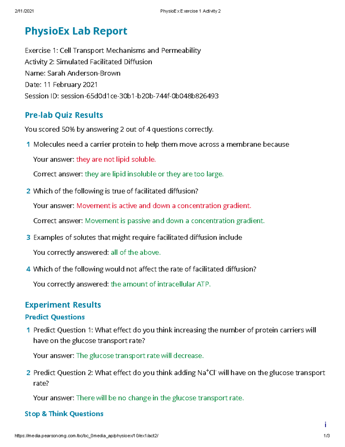 Physio Ex Exercise 1 Activity 2 Pearsoncmg Bc Bc 0media Ap Physioex