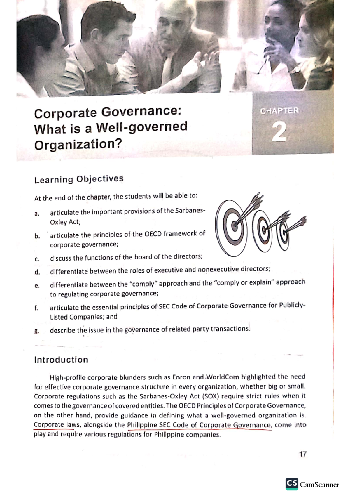 Chapter 2 Corporate Governance - What is well-governed organization ...