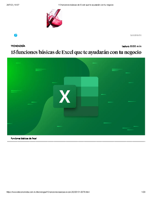 Las 17 fórmulas de Excel esenciales para empezar y aprender fórmulas de Excel - Las 17 fórmulas ...