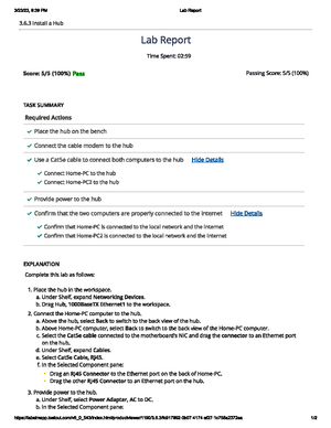 4.3.6 Configure DHCP Options - 8:41 PM Lab Report 4.3 Configure DHCP Options Lab Report Time ...