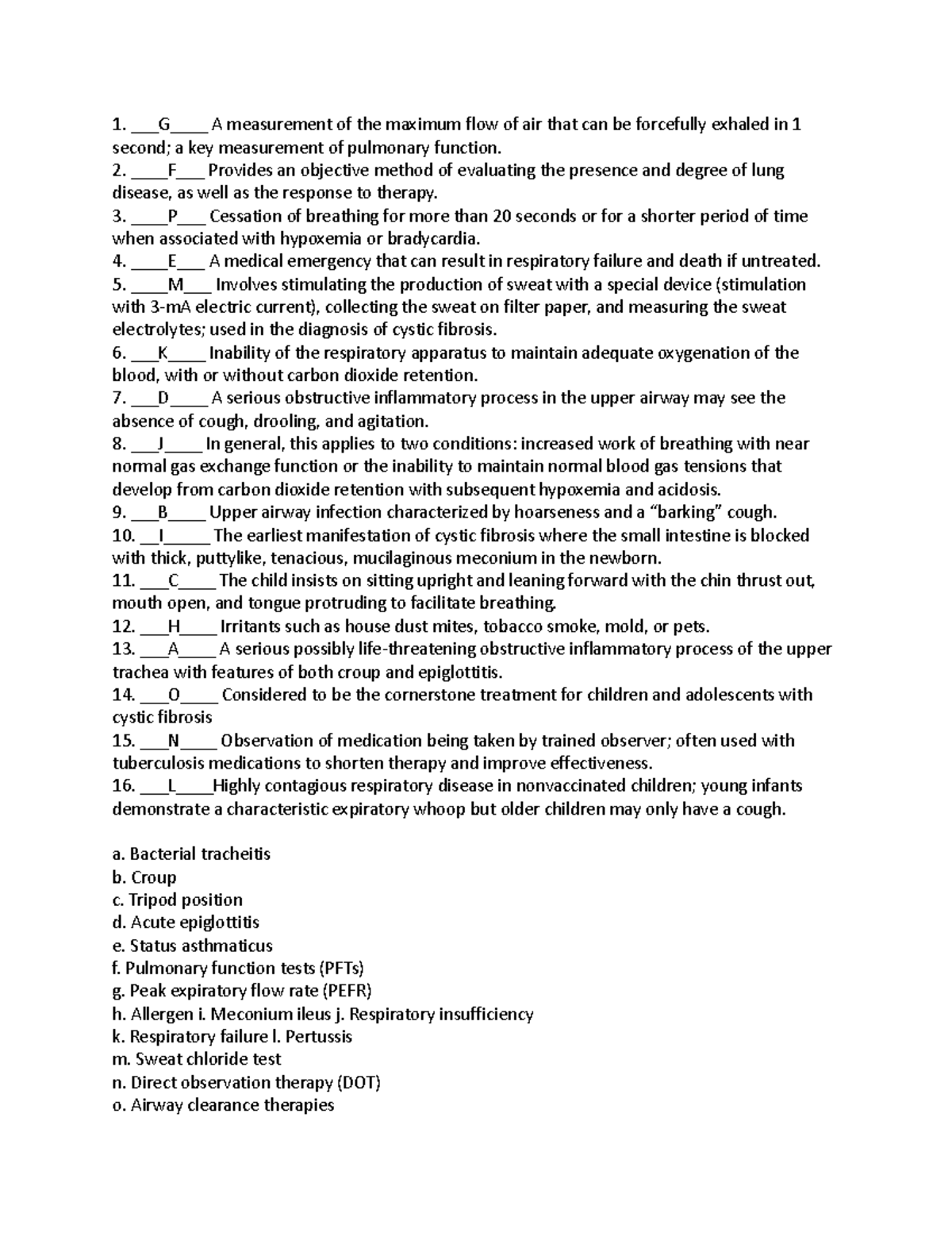 Week 10 Study Guide Chapter 40 - G_ A measurement of the maximum flow ...