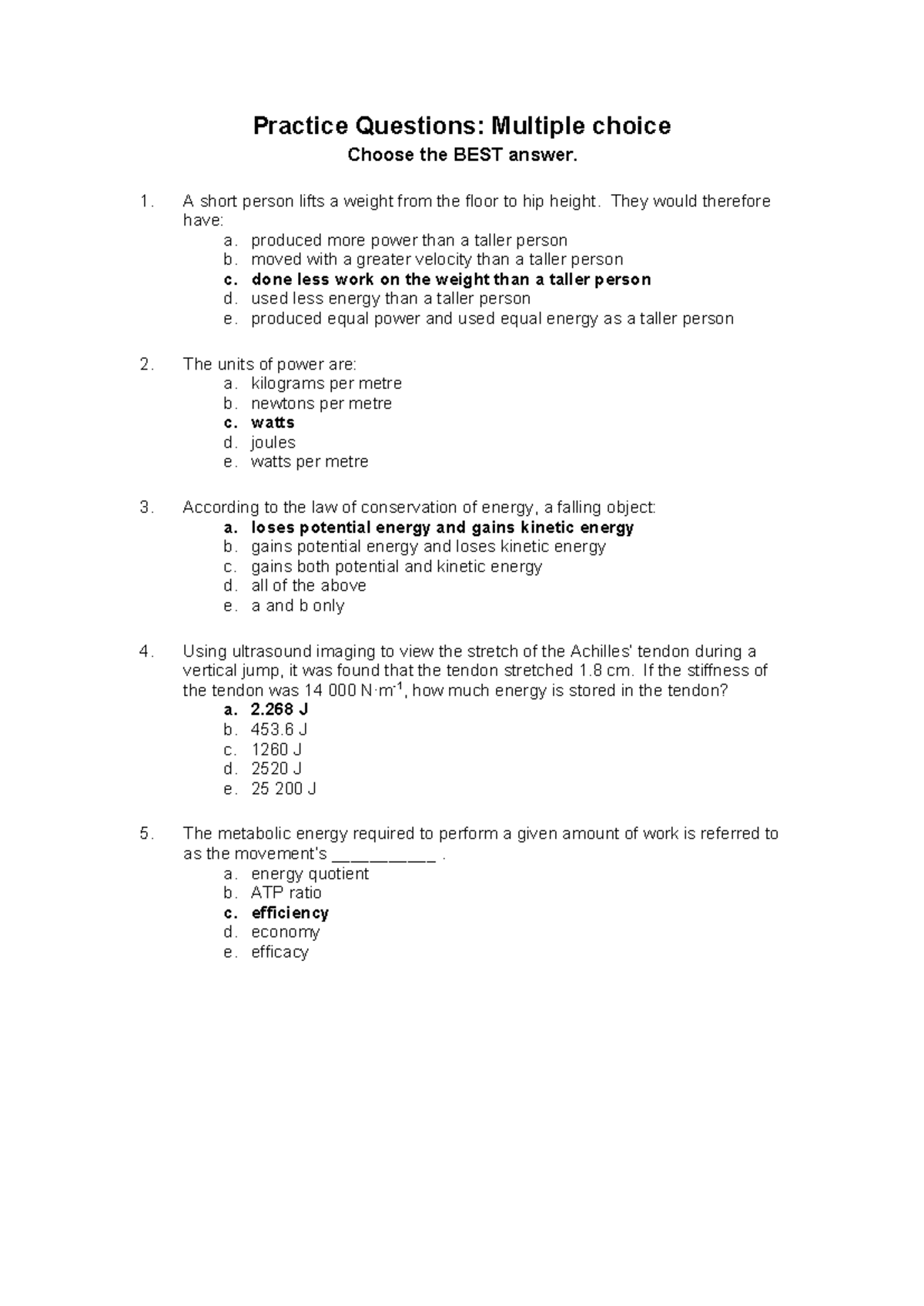 Practice Questions - Answers with long answer - Practice Questions ...