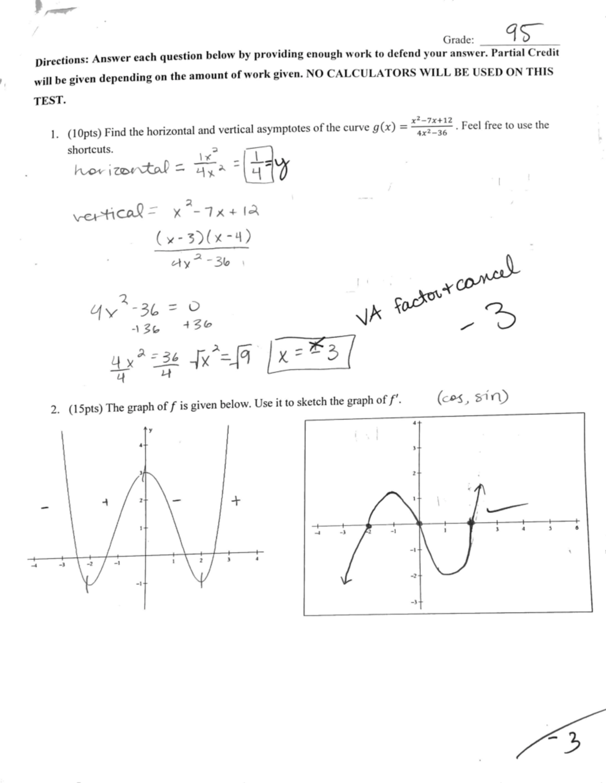 Mississippi State Calculus I (MA 1713) Exam 2 - MA 1713 - Mississippi ...