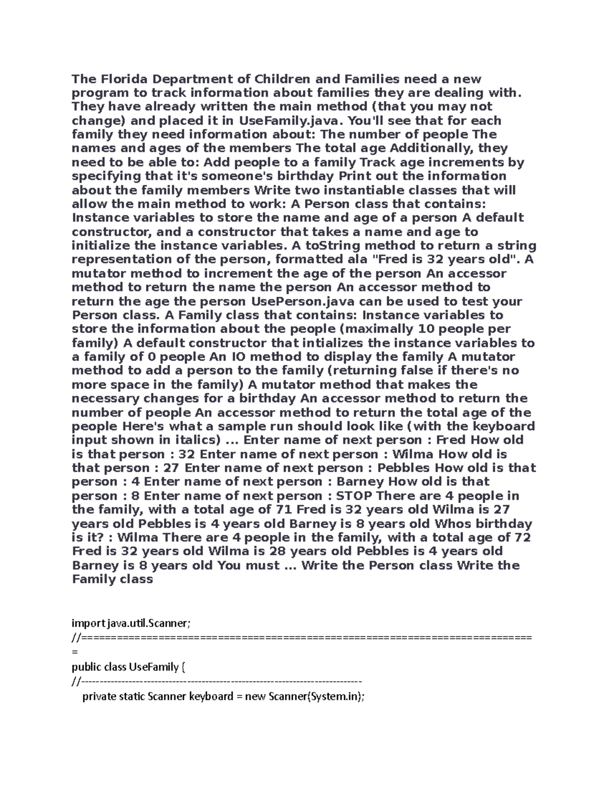 The Florida Department of Children and Families - They have already ...