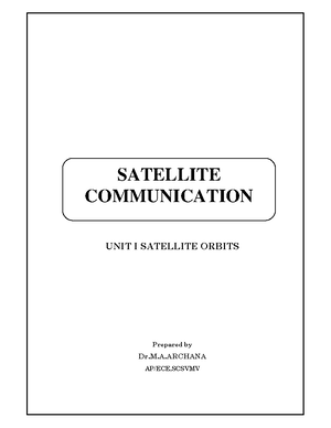 Gre-syllabus-2022 - Good - Satellite communication - VTU - Studocu
