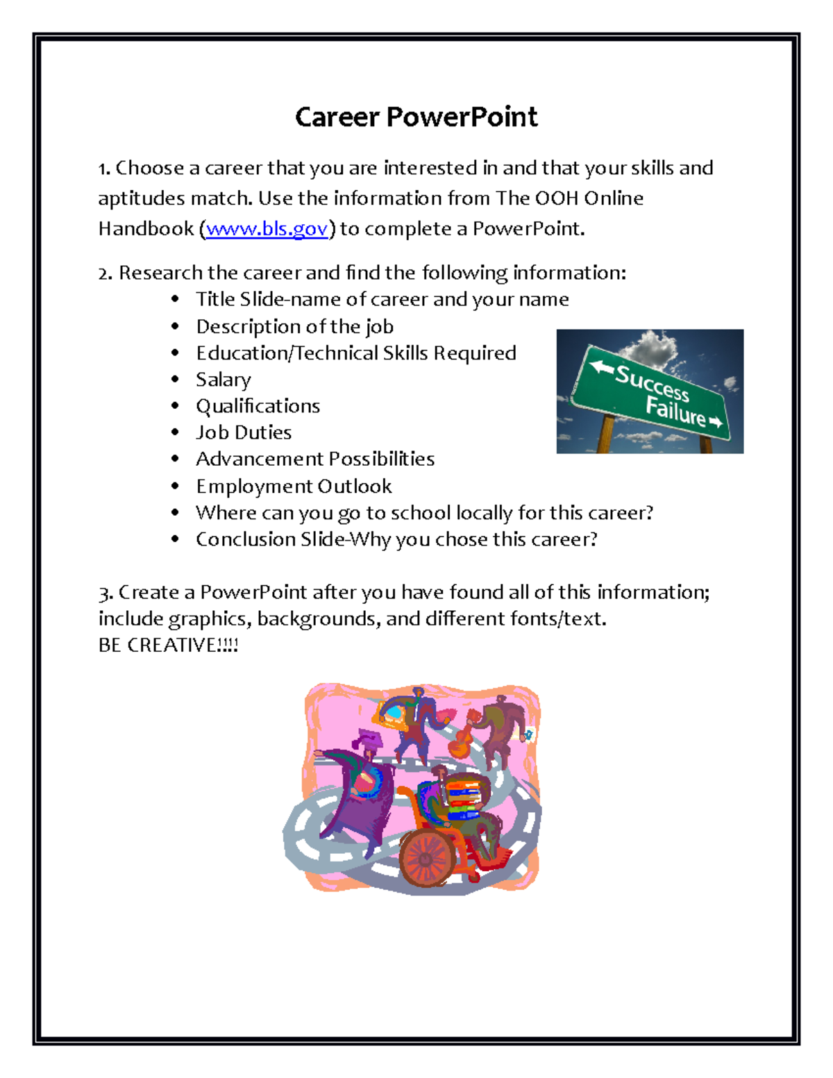 Career Project for myself that is fun - Career PowerPoint Choose a ...