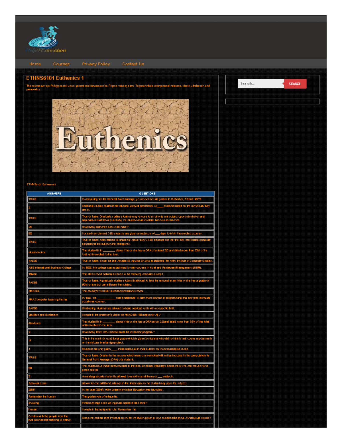 Www amaoedleaks com 2021 01 ethns 6101 euthenics 1 html - Home Courses ...
