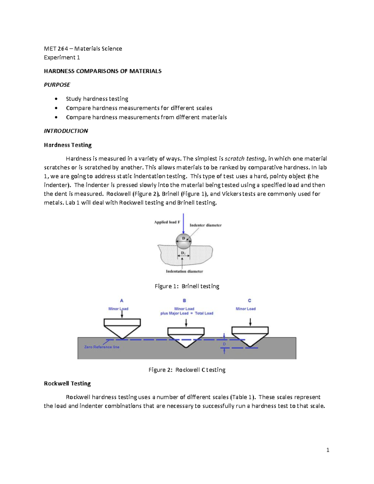 1 MET 264 - Experiment 1 Procedure (2019 ) - Warning: TT: undefined function: 32 Warning: TT ...