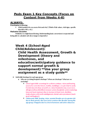 ATI Lab Values for pediatrics - “Need to Know” Lab Values from ATI ...
