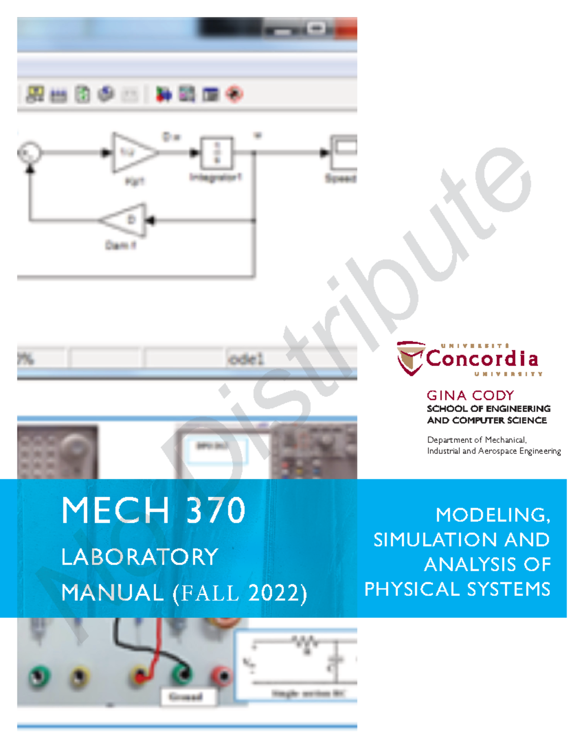 MECH 370 Laboratory Manual - Studocu