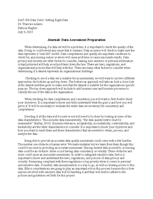 Project 1 Data Nanny Product Brief - Project One: DataNanny Product ...