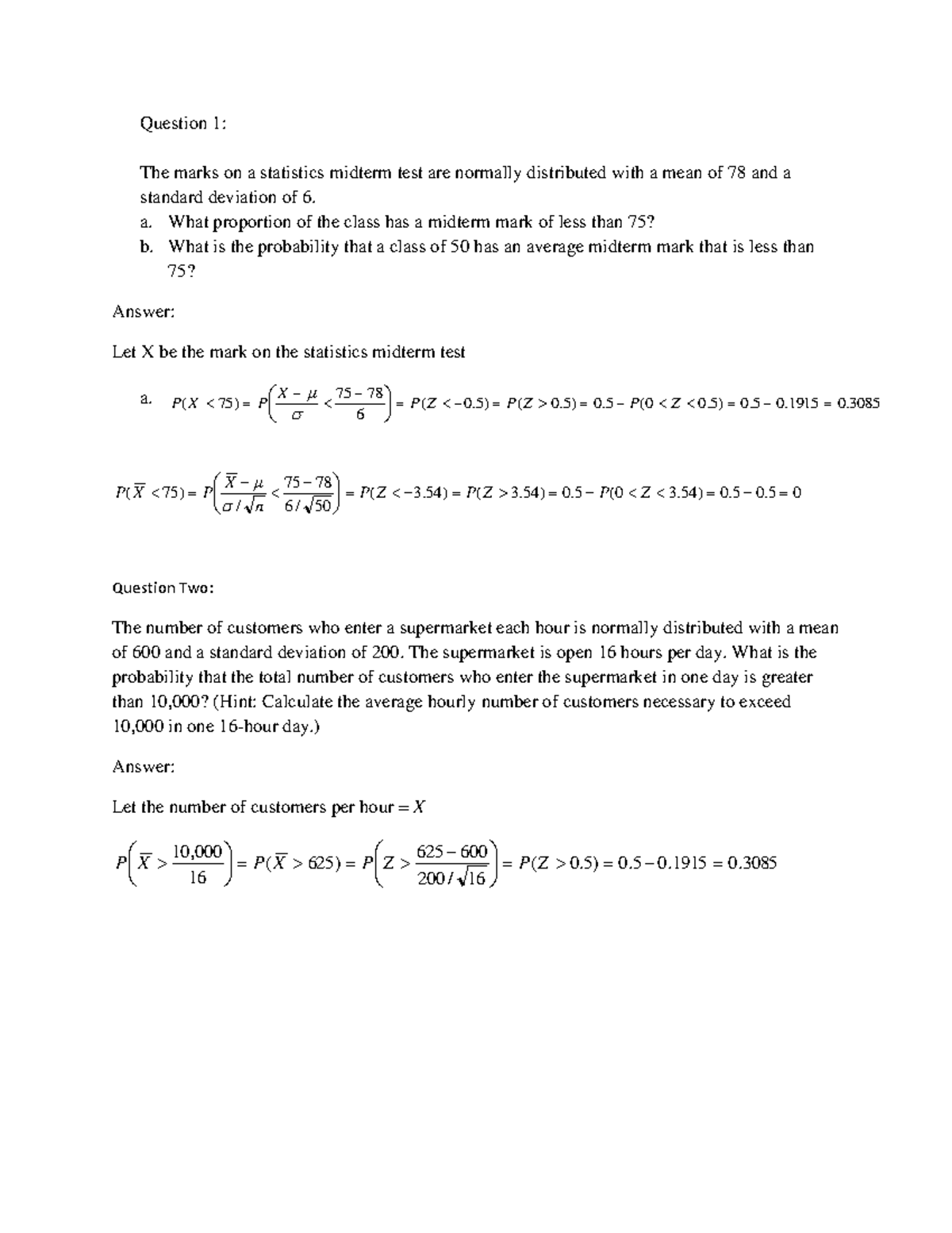 Sample Exam with model answer - Financial management - Studocu