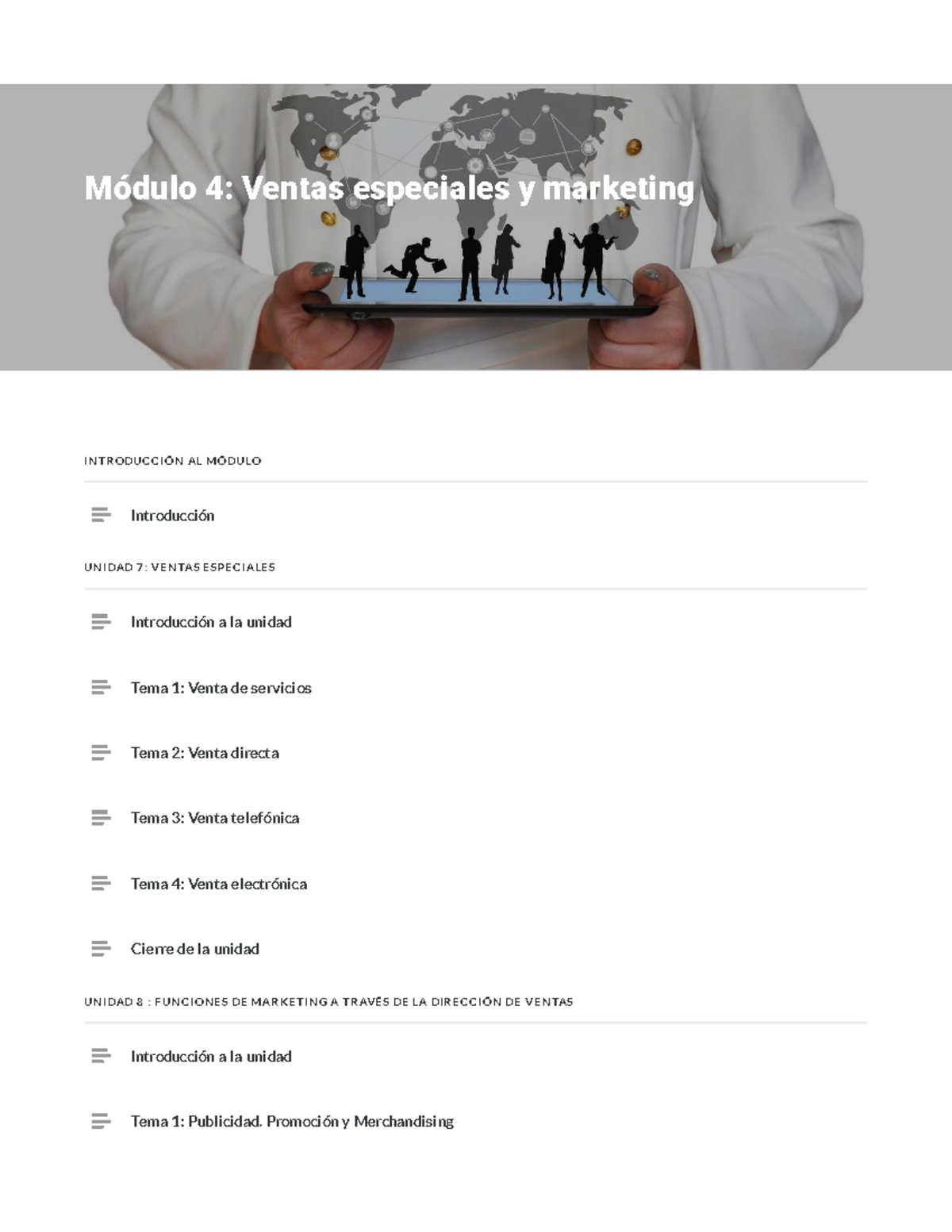 Modulo-4 - Modulo 4 Admi. Teoria. - IN TR ODUCCIÓN AL MÓDULO UN IDAD 7 ...