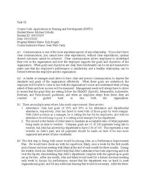 C235 Task 2 - Example of task 2 - C235 - WGU - Studocu