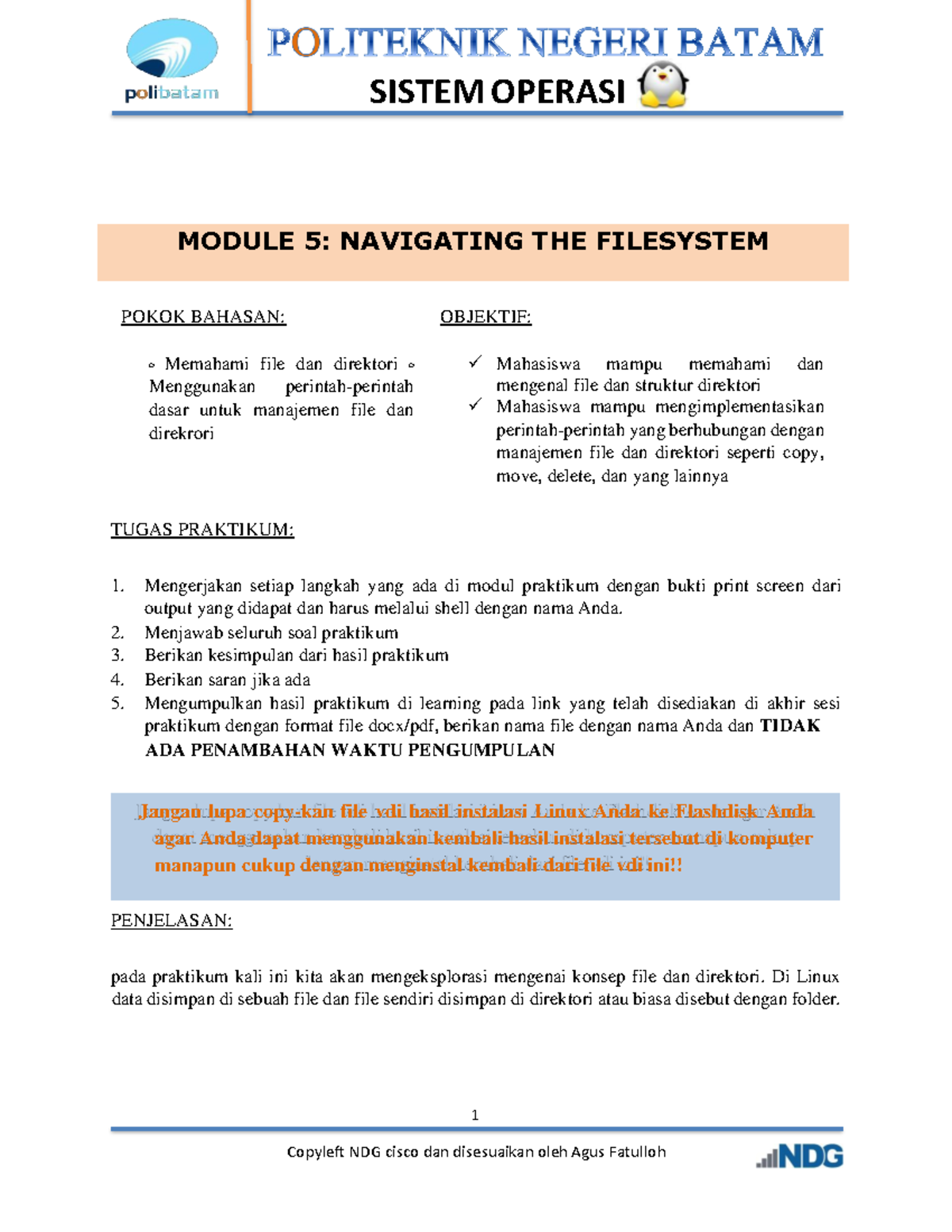 Navigating File Systempemrograman 1 Module 5 Navigating The