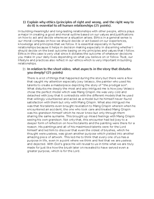 RE Finals sample questions - RE 311 True or False 1. A parable is an ...