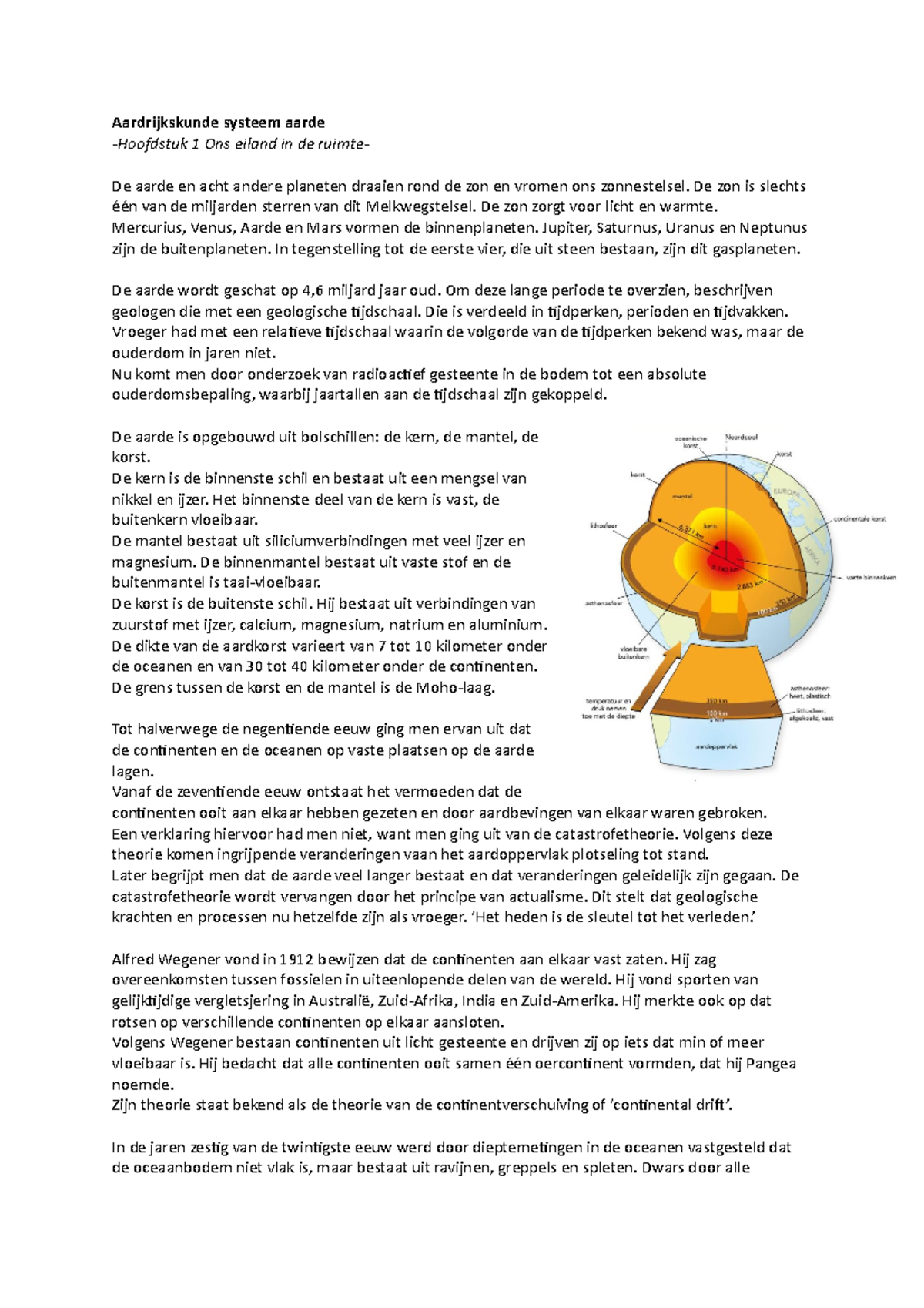 Aardrijkskunde systeem aarde - Aardrijkskunde systeem aarde -Hoofdstuk ...
