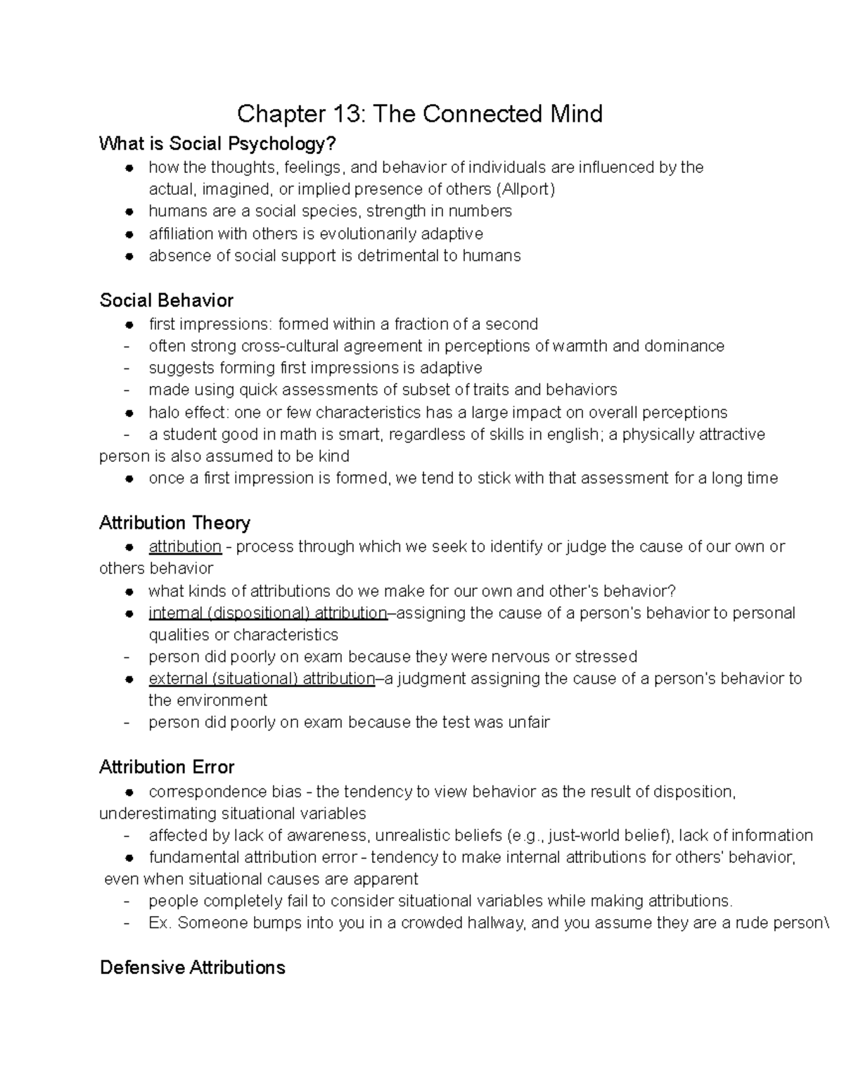 Gen psych the connected mind - Chapter 13: The Connected Mind What is ...