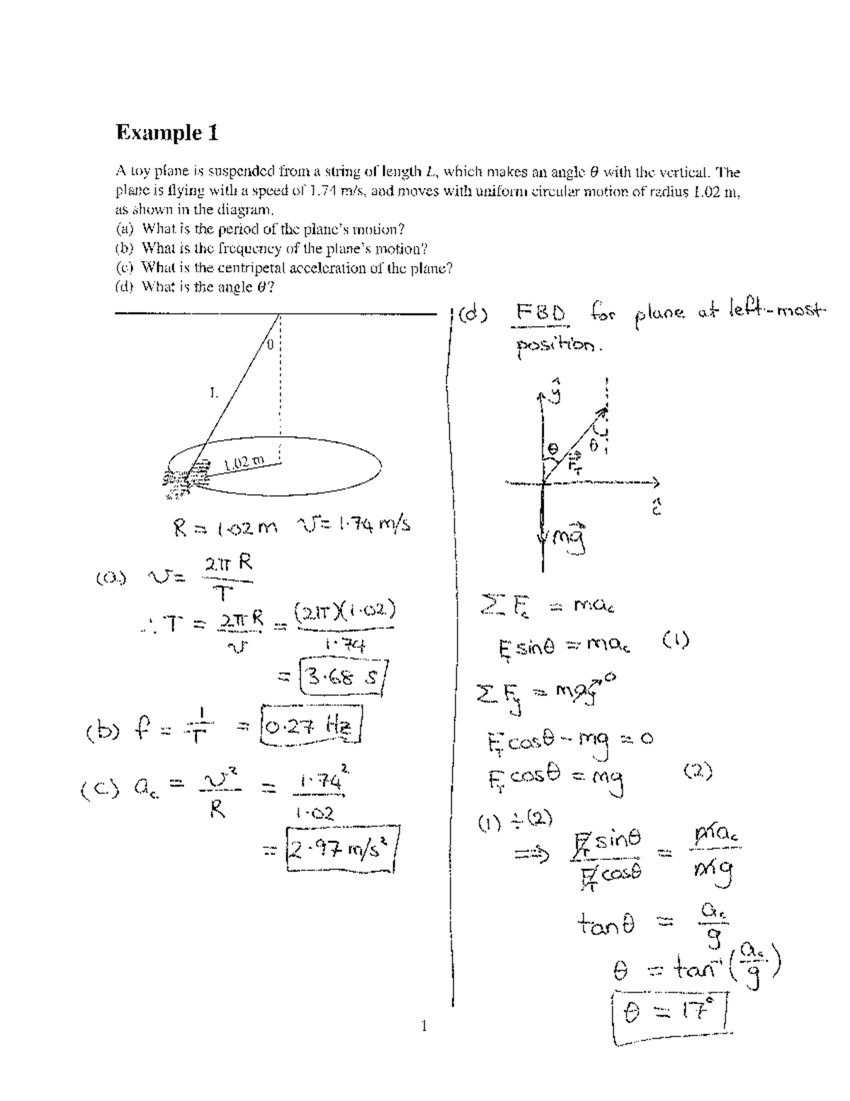 Lecture 5 Notes practice problems - PHYS 2010 - Studocu