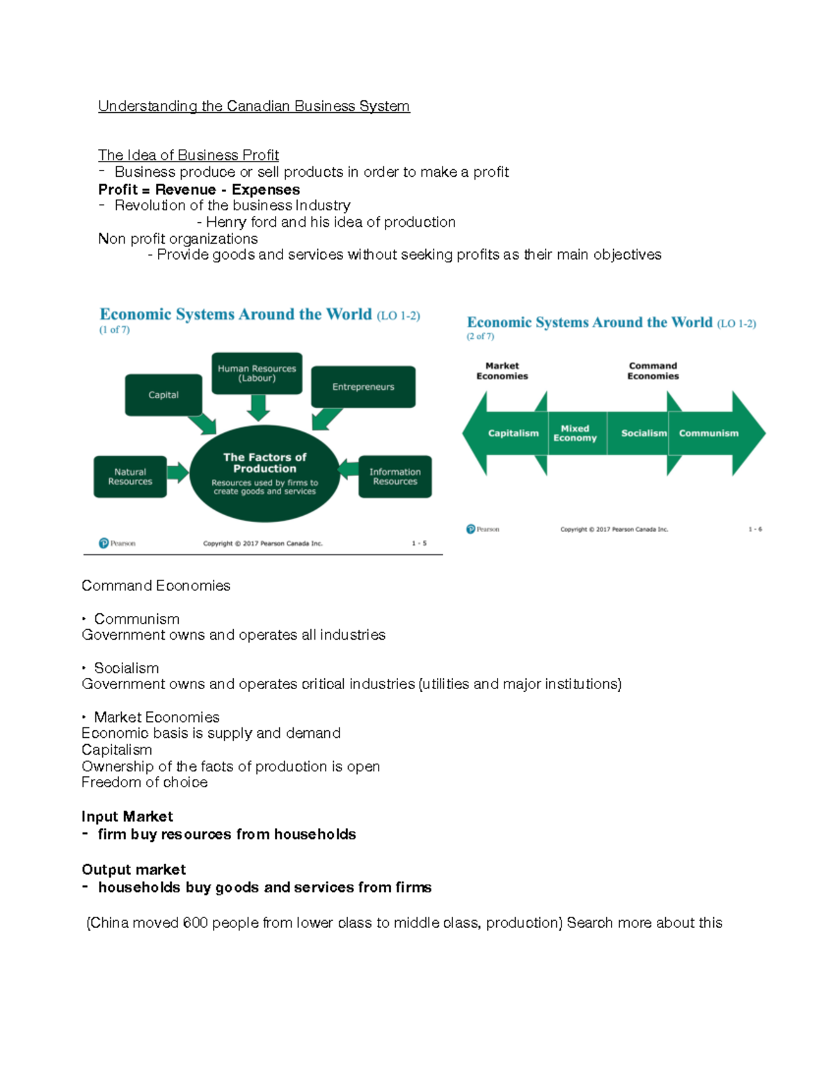 Business Network Society Chap 1 Notes - Understanding the Canadian ...