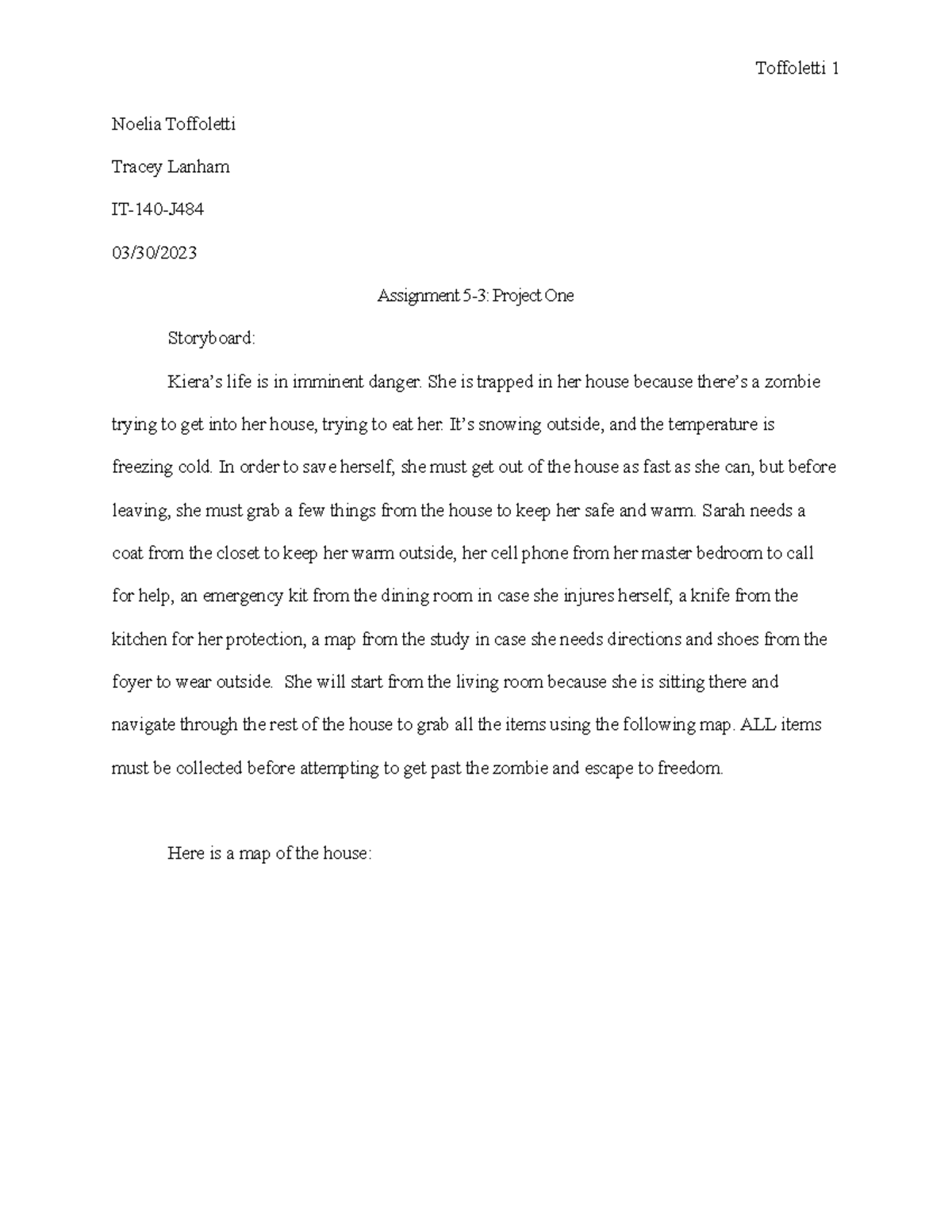 5-3 assignemnt project IT140 - Noelia Toffoletti Tracey Lanham IT-140-J ...