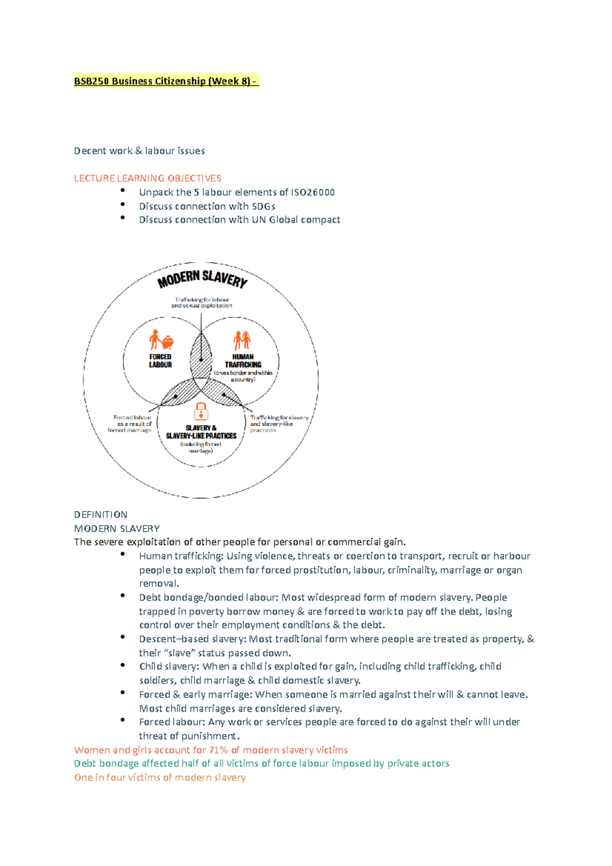 BSB250 Business Citizenship - L8 - BSB250 Business Citizenship (Week 8 ...