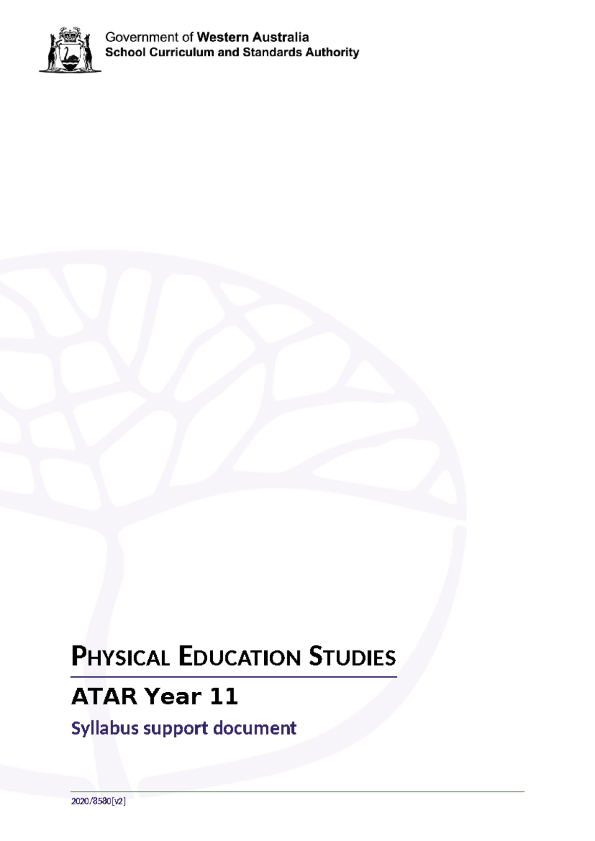 Year 11 ATAR Physical Education Studies Support document - PHYSICAL ...