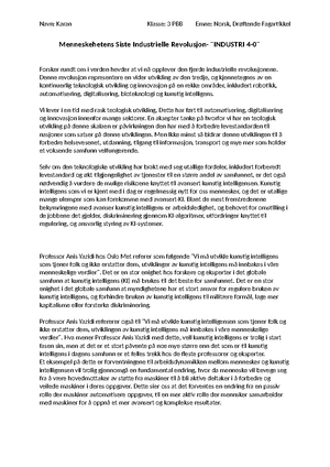 Egenvurdering Termi 1 - Novell - Egenvurdering Termi 1 onsdag 13 ...