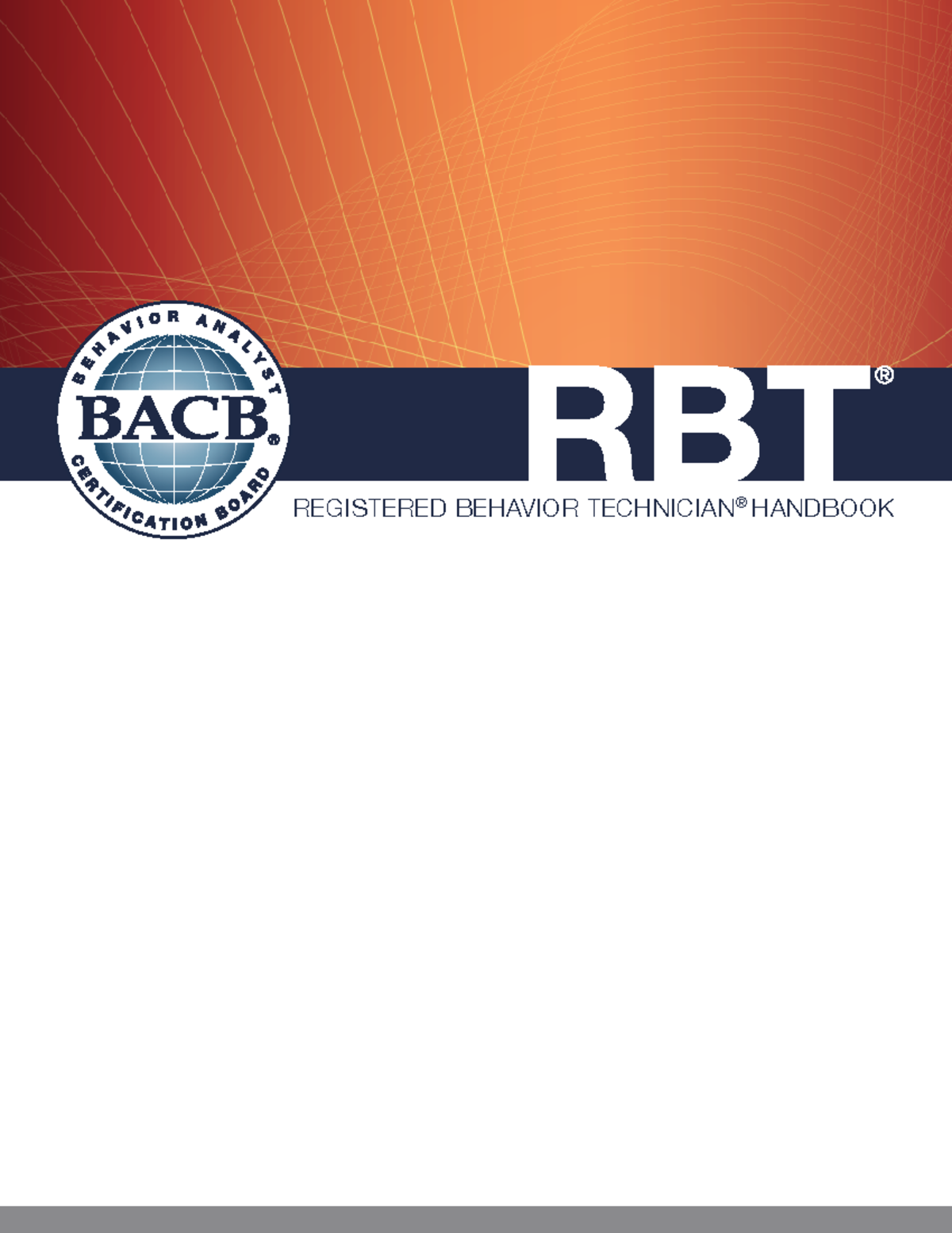 RBTHandbook 230823-a - Rbt handbook - REGISTERED BEHAVIOR TECHNICIAN ...