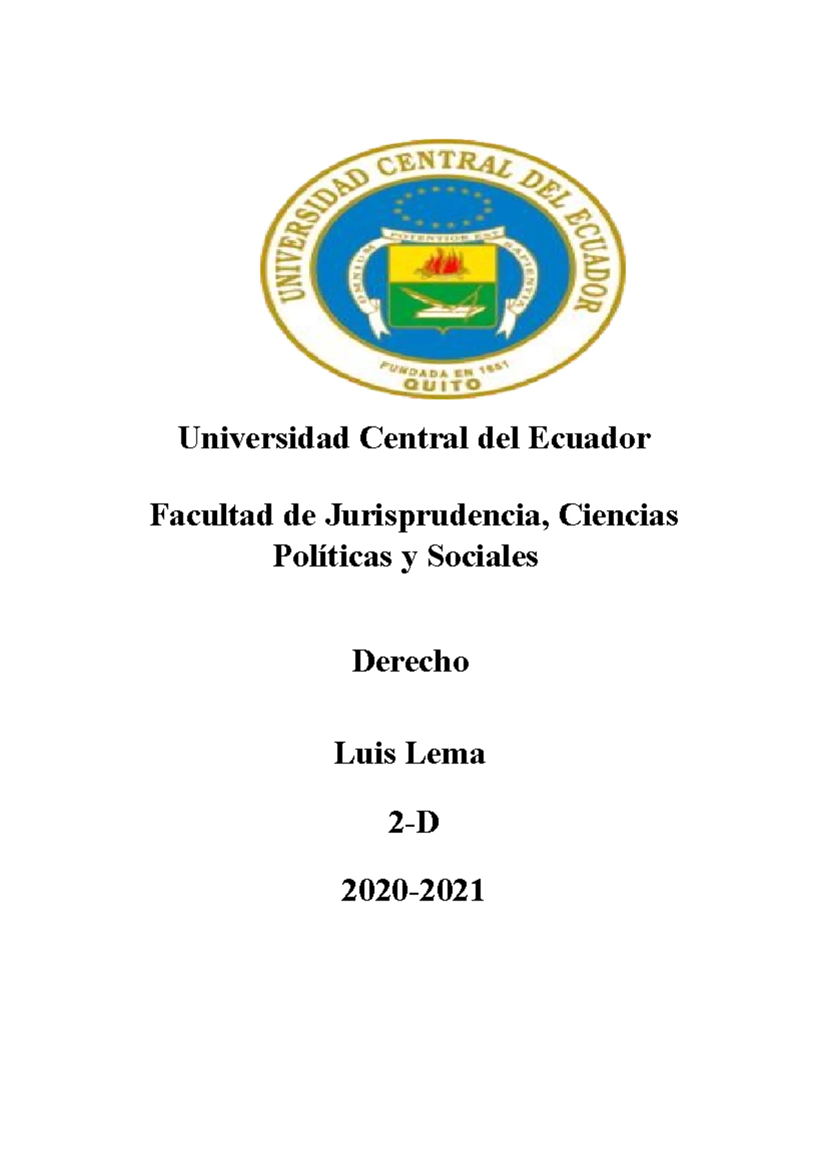 Actos y declaracion de voluntad - Luis-Lema-5-E - Universidad Central ...