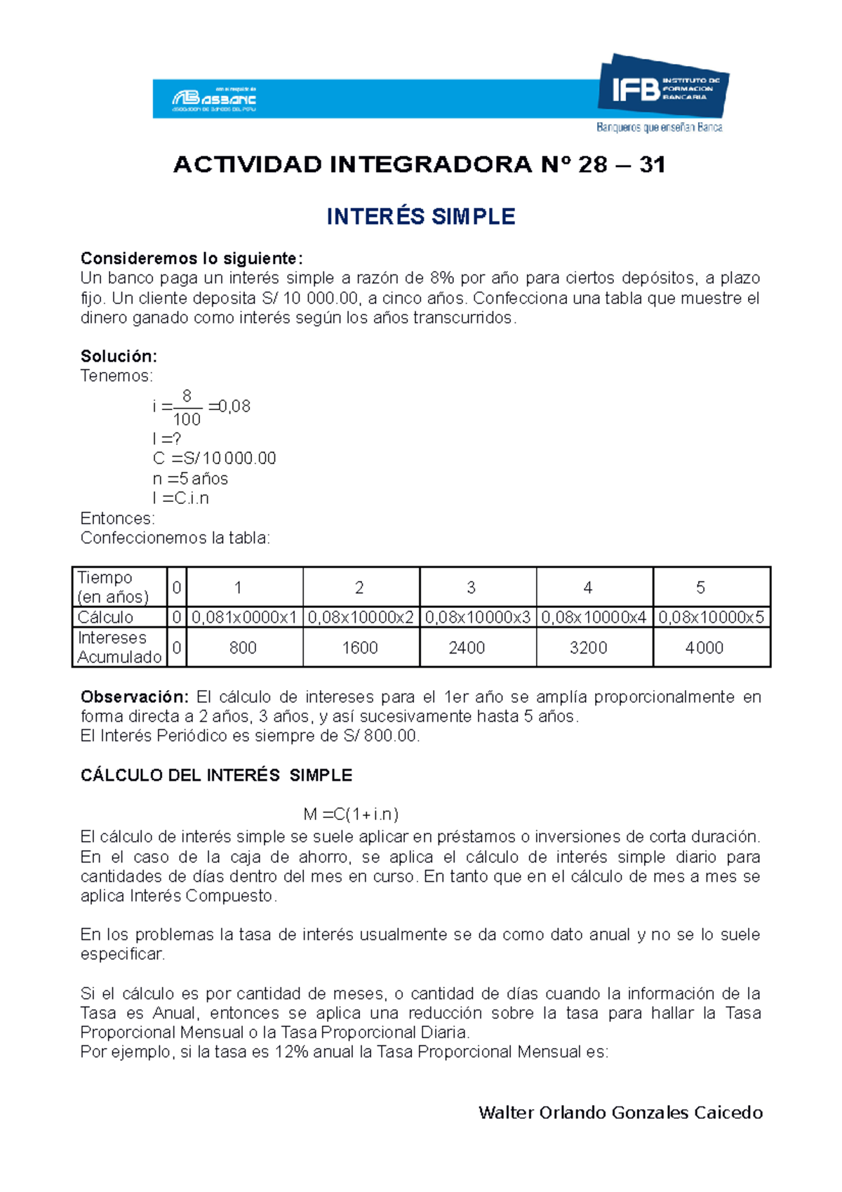 Actividad integradora nc2ba 28 31 - ACTIVIDAD INTEGRADORA Nº 28 – 31 ...