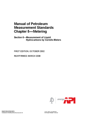 API MPMS 2 2E 1st Apr 2004 Part - Petroleum and Liquid Petroleum ...