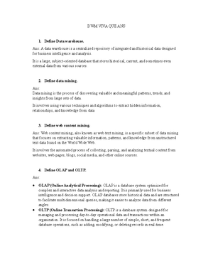 WC IMP - Summary Computer Science and Engineering (AIML) - 1. Explain the working of DNS with ...