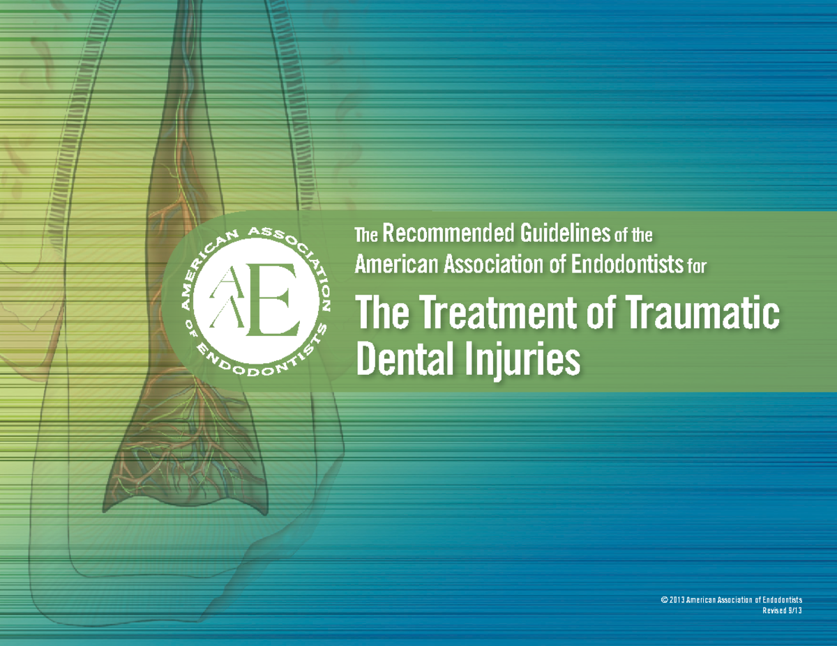Article-AAE-trauma - Arti - The Recommended Guidelines of the American ...