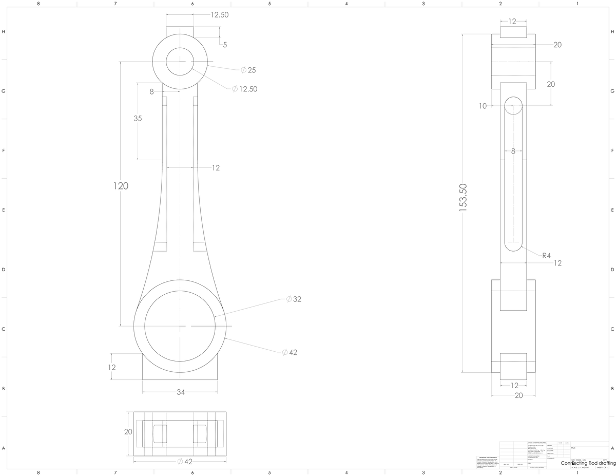 Connecting Rod - lecture note by KMK - 25 12 34 4232 120 35 8 12 125 12 ...