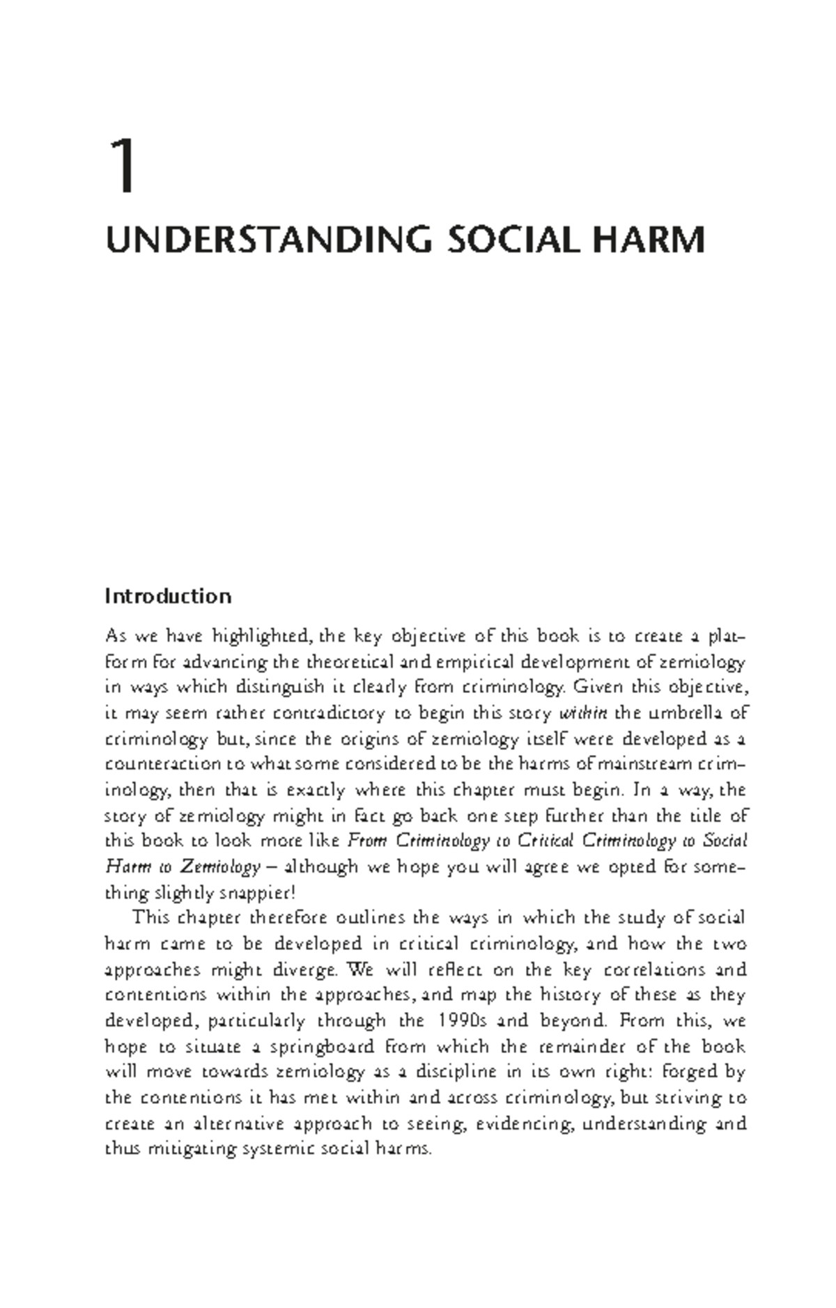 Canning and Tombs 2021, Understanding social harm ...