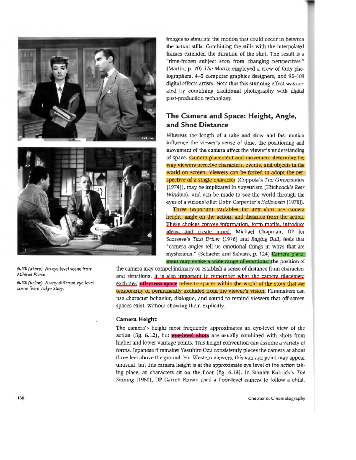 1 Cinematography - Introductory level. This course introduces students ...