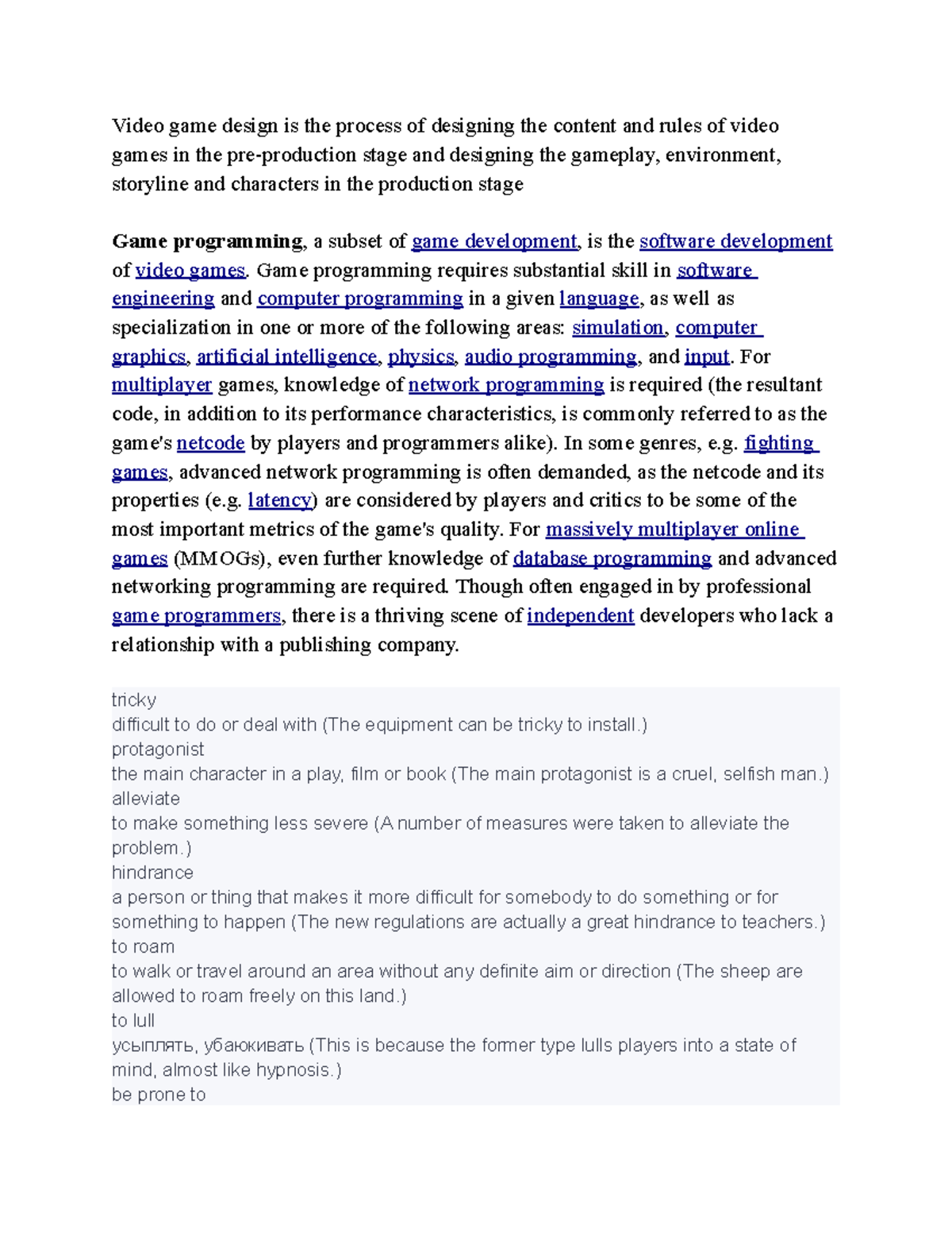 Game Design Csce 5250 Notes Video Game Design Is The Process Of Designing The Content And