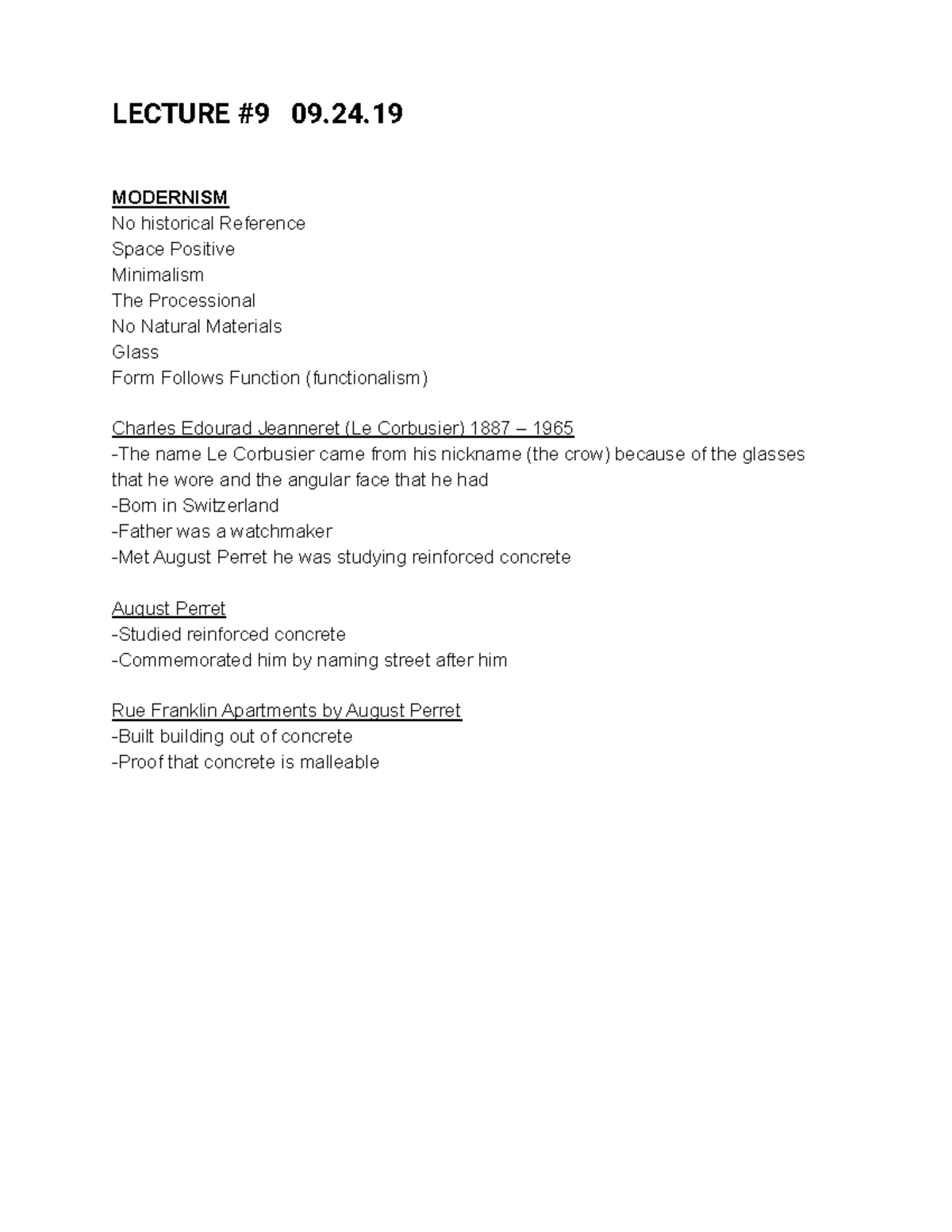 Art Nouveau + American Modernism (2019 ) - LECTURE #9 09. MODERNISM No ...