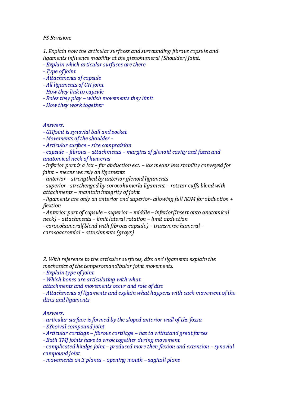 Introduction to Physiotherapy Sample/practice exam 7 May 2016 ...