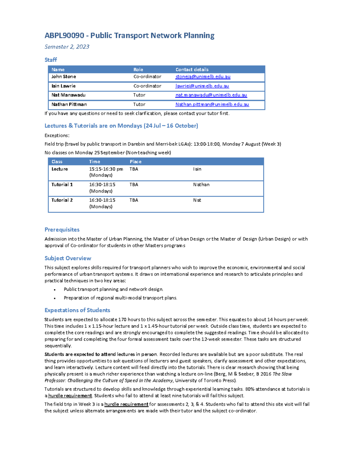 V2 PTNP Subject Manual and lecture guide Sem 2 2023-1 - ABPL90090 ...