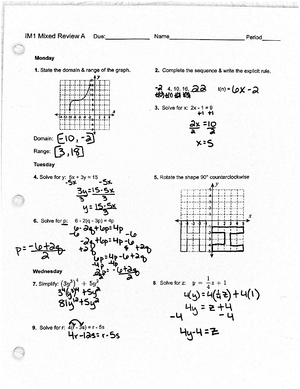 Unit 4 Review Answer Sheet - Day (11:59pm) Unit 4 Review: Due at End of ...
